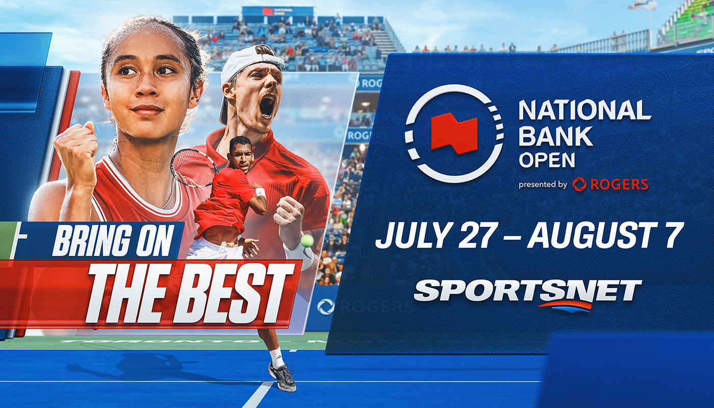 Sportsnet Serves Up Exclusive Coverage of the 2025 National Bank Open presented by Rogers, July ...